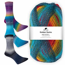 Golden Socks 4f. Nessel | Fischer Wolle